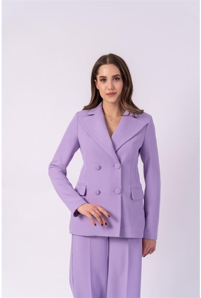 Apricade Lila Bol Paçalı Takım