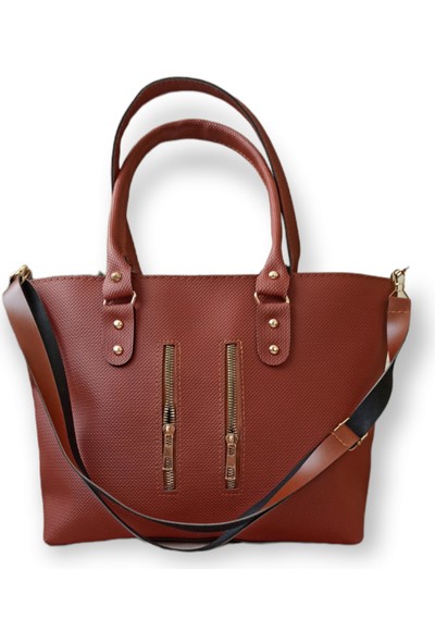 Su Geçirmez Deri Askılı Kadın Kol Omuz Çantası