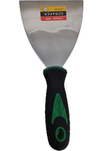 Chattel Plastik Saplı Spatula Ispatula 100mm Chattel Plastik Saplı Spatula Ispatula 100mm