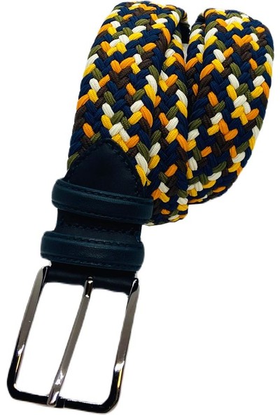 Derimine 3,5 cm Lastik Ucu ve Tokası Deri Kemer Derimine 3,5 cm Lastik Ucu ve Tokası Deri Kemer