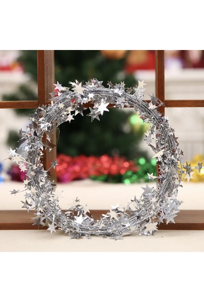 Telli Yıldız Şerit Süs Metalik 7 Metre Telli Yıldız Şerit Süs Metalik 7 Metre