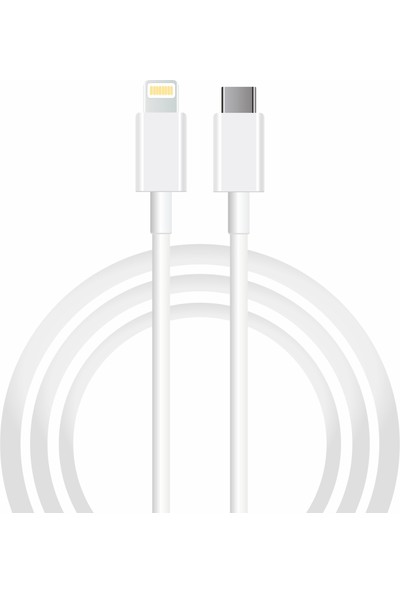 Winex SX251M 3A 45W Type-C To Lightning 1metre Data ve Hızlı Şarj Kablosu Beyaz Winex SX251M 3A 45W Type-C To Lightning 1metre Data ve Hızlı Şarj Kablosu Beyaz