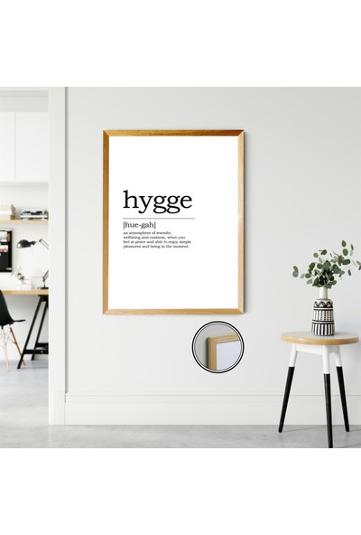 Emirgan Hygge Yazılı Dekor Ahşap Çerçeveli Tablo Emirgan Hygge Yazılı Dekor Ahşap Çerçeveli Tablo