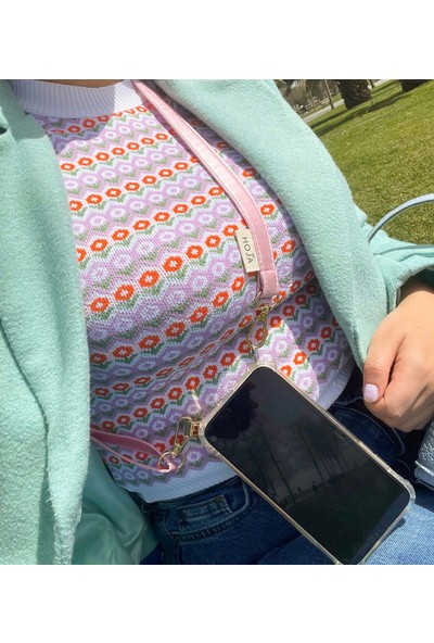 Hoja Store Rosado Iphone 13 Pro Max Ipek Telefon Askısı Hoja Store Rosado Iphone 13 Pro Max Ipek Telefon Askısı