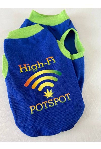 Zeyşil Pati Giyim Highfi Yazılı Kolsuz Kedi Köpek Tişörtü Zeyşil Pati Giyim Highfi Yazılı Kolsuz Kedi Köpek Tişörtü
