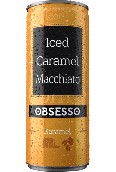 Obsesso Soğuk Kahve Karamel 12 x 250 ml Obsesso Soğuk Kahve Karamel 12 x 250 ml