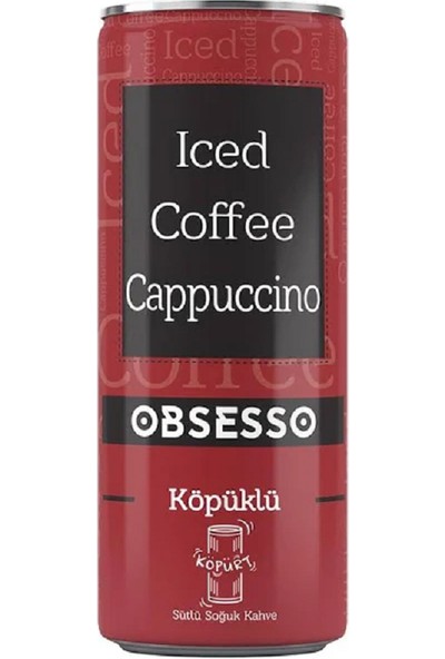 Obsesso Soğuk Kahve Cappuccino 12 x 250 ml Obsesso Soğuk Kahve Cappuccino 12 x 250 ml