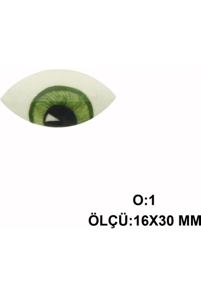 Otantik Çini Yeşil Göz Takı Taşı 16X30 mm Kolye,küpe,bileklik Otantik Çini Yeşil Göz Takı Taşı 16X30 mm Kolye,küpe,bileklik