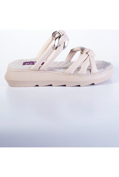 Rastshoes Kadın Zincirli Puf Ortapedik Terlik