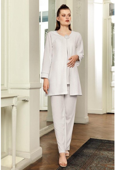 Artış Kadın 11300 Lohusa 3'lü Sabahlık Pijama Takım 22K