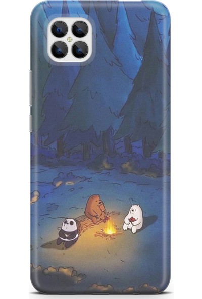 Omix Omix X600 Kılıf Kamera Korumalı Baskılı Silikon Kapak - Barebears