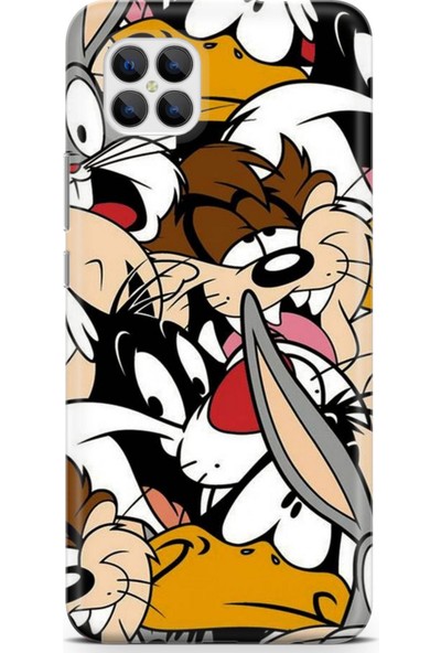 Omix Omix X600 Kılıf Kamera Korumalı Baskılı Silikon Kapak - Cartoonmix