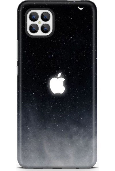 Omix Omix X600 Kılıf Kamera Korumalı Baskılı Silikon Kapak - Blackapple