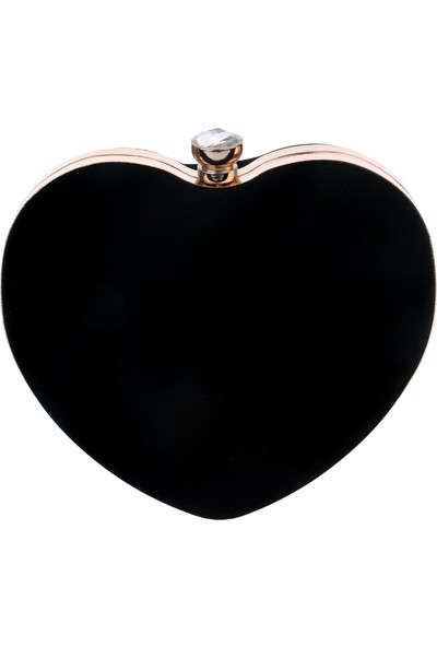 Janae Kalp Şeklinde Abiye Kadın Çanta - Siyah (Yurt Dışından) Janae Kalp Şeklinde Abiye Kadın Çanta - Siyah (Yurt Dışından)
