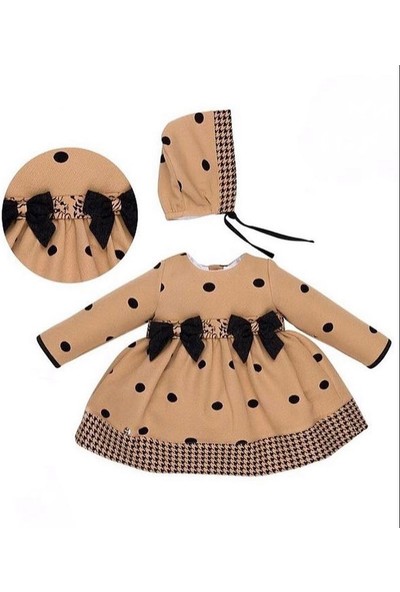 Oekotex SERTIFIKALI%100 Pamuk Şapkalı Elbise Set