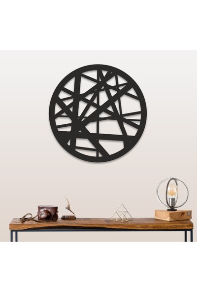 Soyut Ahşap Dekor 50X50 cm