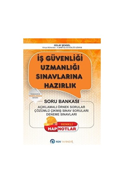NSN Yayınevi Iş Güvenliği Uzmanlığı Sınavlarına Hazırlık NSN Yayınevi Iş Güvenliği Uzmanlığı Sınavlarına Hazırlık