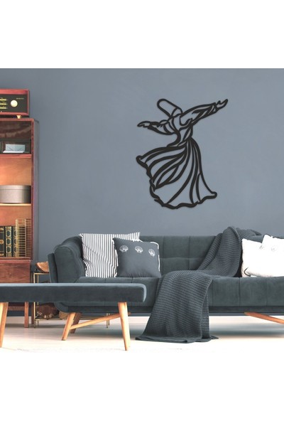 Semazen Ahşap Dekor 40X50 cm Semazen Ahşap Dekor 40X50 cm