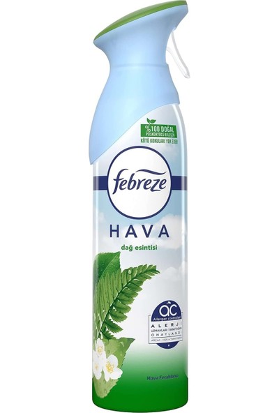 Febreze Oda Kokusu 300 ml Dağ Esintisi Febreze Oda Kokusu 300 ml Dağ Esintisi