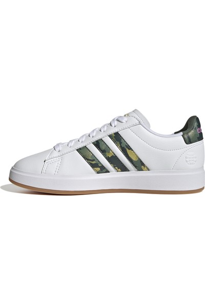 Adidas Beyaz - Yeşil Kadın Lifestyle Ayakkabı GX7232 Grand Court 2.0