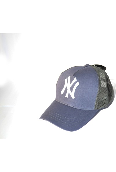 HS New York Unisex Mavi Fileli Şapka