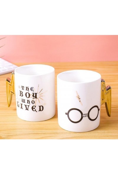 Hp Gözlük Şimşek Tasarımlı Kupa Bardak