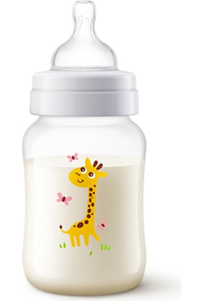 Philips Avent Klasik Zürafa Desenli Biberon 260 ml Philips Avent Klasik Zürafa Desenli Biberon 260 ml