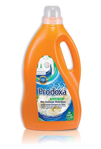 Prodoxa Jel Matik Çamaşır Deterjanı - Beyazlar Için 3000 ml 4'lü Prodoxa Jel Matik Çamaşır Deterjanı - Beyazlar Için 3000 ml 4'lü
