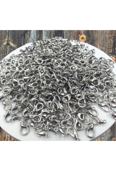 Kezban Tekstil Gümüş Renk 502 Papağan Klips Kolye Bileklik Kancası 100 Tane Papağan 502 Nikel 100 Adet Kezban Tekstil Gümüş Renk 502 Papağan Klips Kolye Bileklik Kancası 100 Tane Papağan 502 Nikel 100 Adet