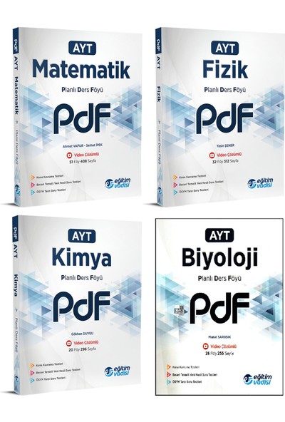 Eğitim Vadisi Ayt Matematik+Fizik+Kimya+Biyoloji Pdf (Planlı Ders Föyü) 4 Kitap Eğitim Vadisi Ayt Matematik+Fizik+Kimya+Biyoloji Pdf (Planlı Ders Föyü) 4 Kitap