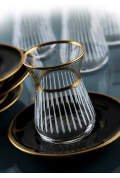 Paşabahçe Yeni Yıl El Yapımı 12 Parça 6 Kişilik Irem Çay Seti Paşabahçe Yeni Yıl El Yapımı 12 Parça 6 Kişilik Irem Çay Seti