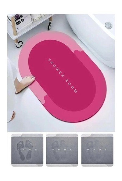Hephesaplı Süper Su Emici Kaymaz Tabanlı Banyo Paspası ( 80*50 )Cm Hephesaplı Süper Su Emici Kaymaz Tabanlı Banyo Paspası ( 80*50 )Cm