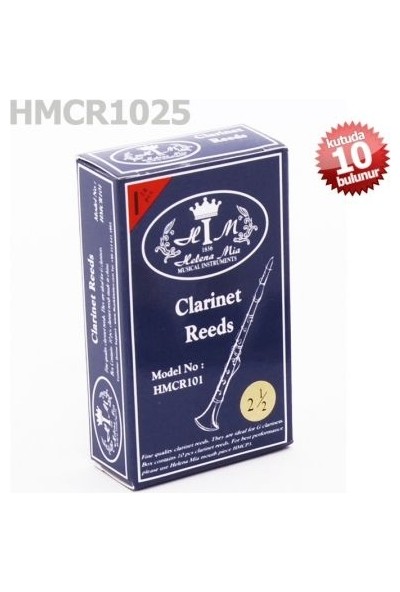Helene Mia Klarnet Kamışı No:2,50 HMCR1025 Helene Mia Klarnet Kamışı No:2,50 HMCR1025