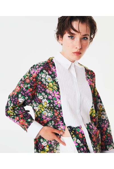 Çiçek Desen Gömlek