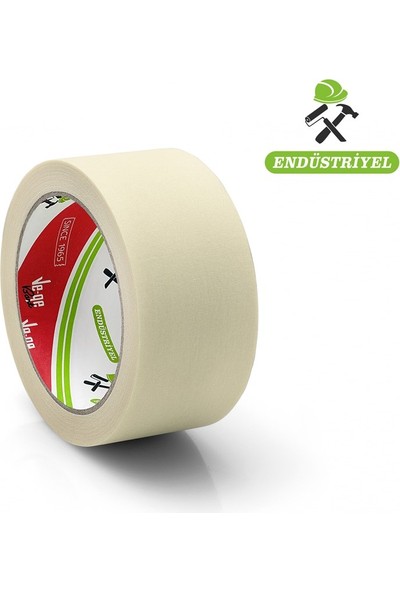 Ve-Ge Kağıt Maskeleme Boyabandı 48X30MT Endüstriyel Bant Ve-Ge Kağıt Maskeleme Boyabandı 48X30MT Endüstriyel Bant