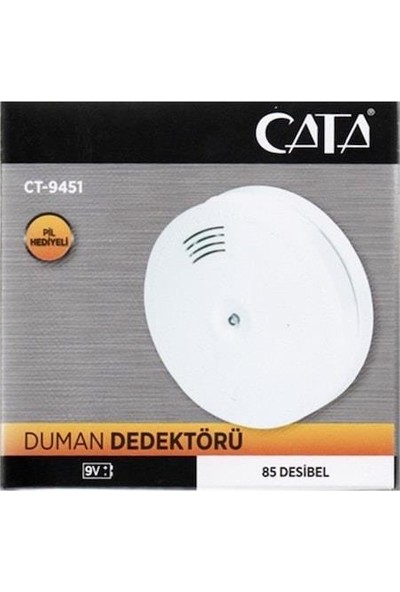 Cata CT-9451 Duman Dedektörü Pilli
