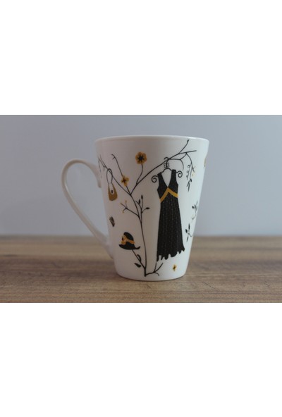 Tekbir Louvre Porselen Elbise 2 Desenli Kupa Tekbir Louvre Porselen Elbise 2 Desenli Kupa