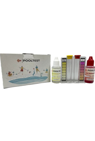 Pooltest Sıvılı Ph Klor Havuz Kimyasalı Test Kiti Marka: Pooltest Pooltest Sıvılı Ph Klor Havuz Kimyasalı Test Kiti Marka: Pooltest