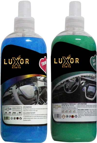 Luxor Kimya Trend-Özel Kokusu 2li Ev ve Oto Kokusu 400 ml Luxor Kimya Trend-Özel Kokusu 2li Ev ve Oto Kokusu 400 ml