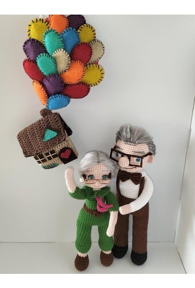 Oyuncak Park Carl ve Ellie Amigurumi Organik Oyuncak Oyuncak Park Carl ve Ellie Amigurumi Organik Oyuncak