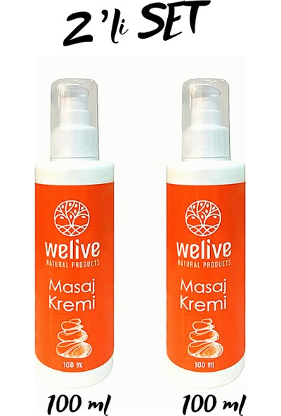 Welıve Masaj Kremi 2X100 ml Welıve Masaj Kremi 2X100 ml