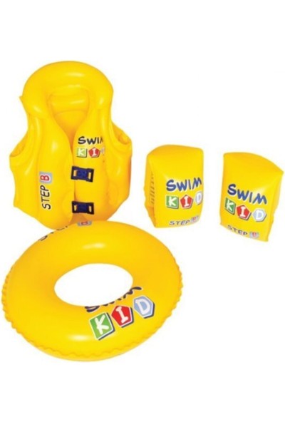 Buffalo Çocuk Sarı Yüzme Seti