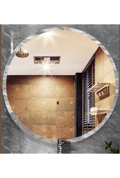 Dekortif Yuvarlak 59CM Duvar Aynası , Salon Aynası ,oturma Odası Aynası ,konsol Aynası ,wc Ayna