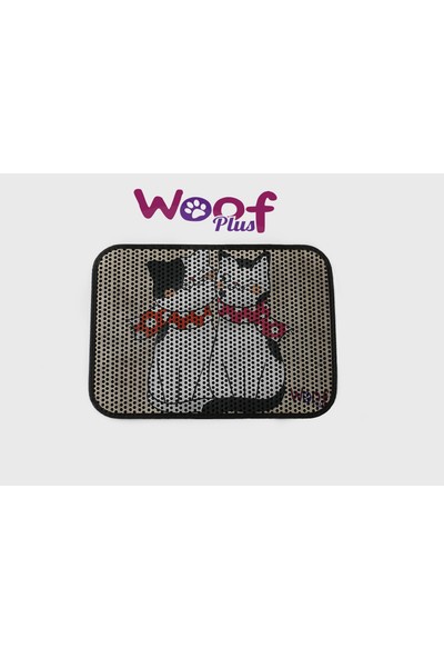 Woof Plus Kum Toplayan Elekli Tuvalet Önü Kedi Paspası 60*45 cm 1030 Woof Plus Kum Toplayan Elekli Tuvalet Önü Kedi Paspası 60*45 cm 1030