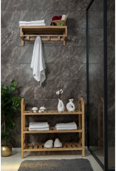 Trio Steak Board Düz Havlu Askılığı Banyo Rafı Trio Steak Board Düz Havlu Askılığı Banyo Rafı