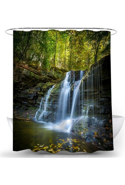 Yilegou 12 Kancalı Yıkanabilir Su Geçirmez Banyo Perdesi - Renkli (Yurt Dışından) Yilegou 12 Kancalı Yıkanabilir Su Geçirmez Banyo Perdesi - Renkli (Yurt Dışından)