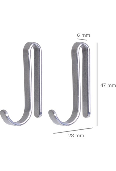 Okyanus Home Krom 2'li Kanca Okyanus Home Krom 2'li Kanca