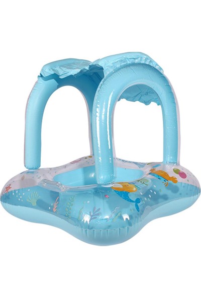 Baby Float, 0-3 Yaş, Mavi Renk, Gölgelikli Bebek Yüzme Simidi Baby Float, 0-3 Yaş, Mavi Renk, Gölgelikli Bebek Yüzme Simidi