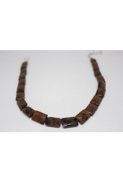 Yaşam Tohumu Jasper Taşı Şekilli Dizi (14768)