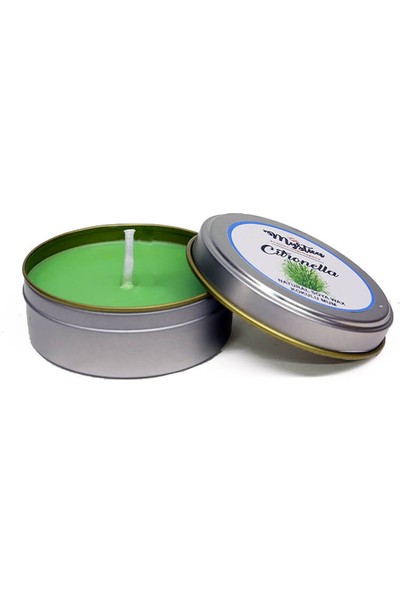 Hediyeconcepti Mum Kokulu Tenekede Citronella Soya Wax Hediyeconcepti Mum Kokulu Tenekede Citronella Soya Wax